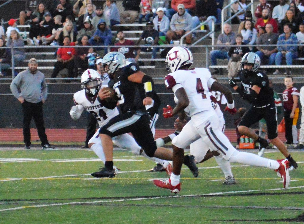 Packing a punch: Potkul paves way for Colonials’ 36-0 win over ...